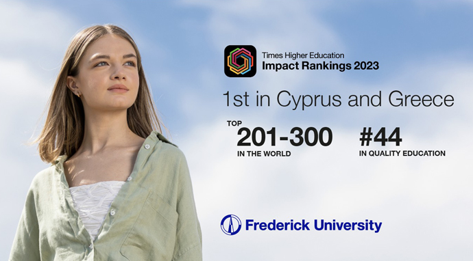 Impact Rankings 2023 Frederick University Ranked In The Top 201 300 Universities In The World